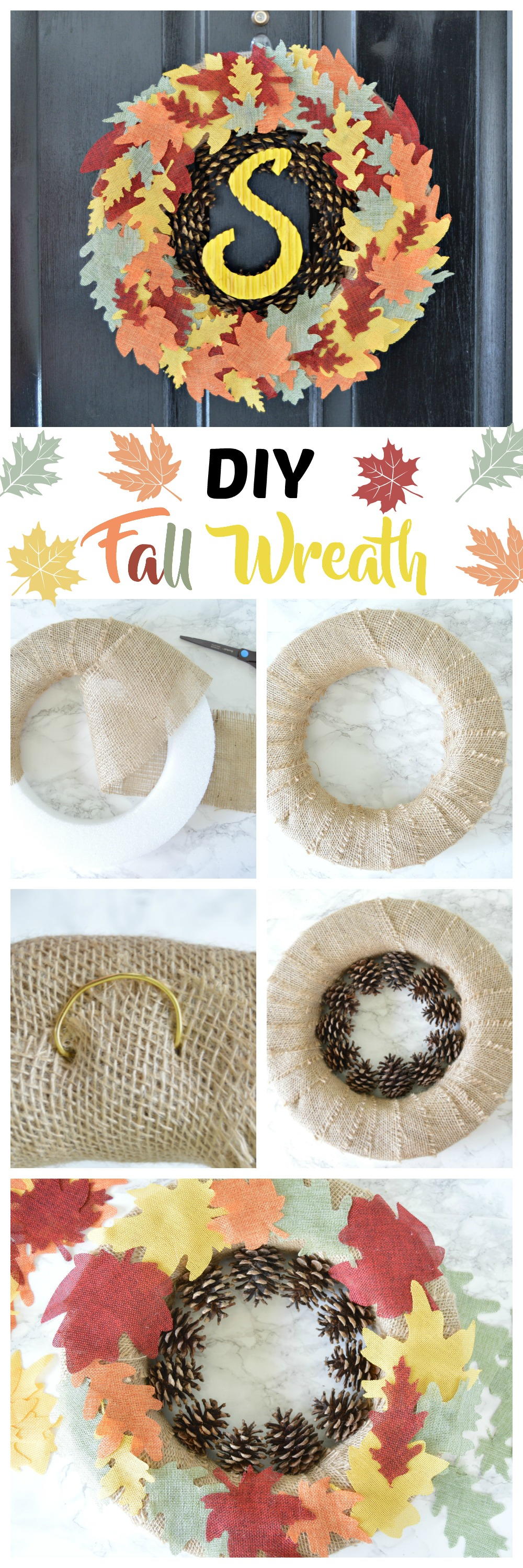 DIY Fall Wreath | FaveCrafts.com