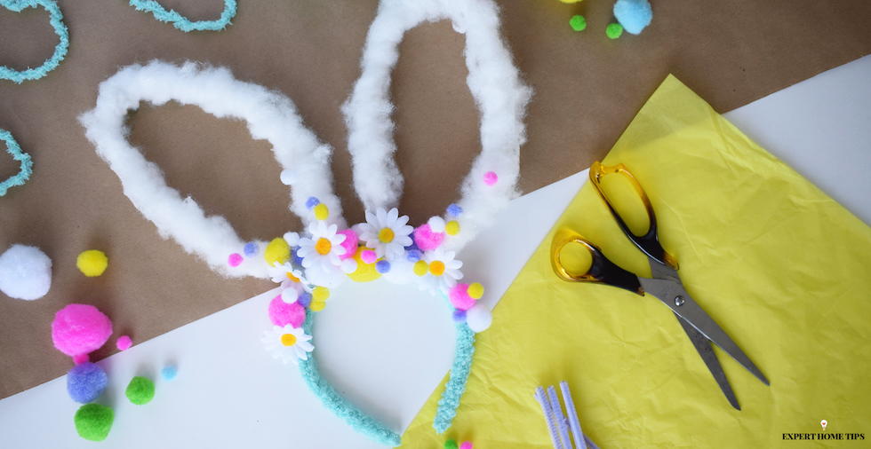 Easter Bunny Headband | AllFreeHolidayCrafts.com