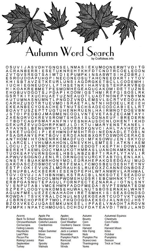 Autumn Word Search Printable AllFreePaperCrafts autumn-word-search-printable-allfreepapercrafts