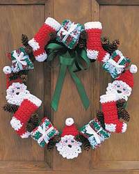 Wool Sock Christmas Wreath | FaveCrafts.com