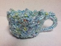 Crocheted Tea Cup | AllFreeCrochet.com