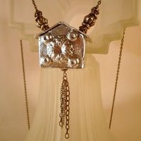 Crooked House Necklace | AllFreeJewelryMaking.com
