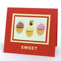 Cupcakes Are Sweet Card | FaveCrafts.com