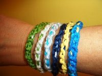 Chain Stitch Bangle Bracelet | AllFreeCrochet.com