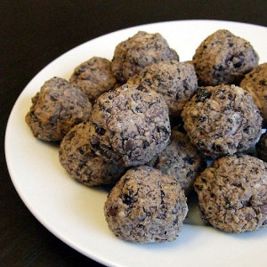 Black Bean Meatballs | FaveGlutenFreeRecipes.com