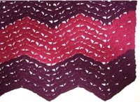 Raspberry Sherbet Round Ripple Afghan | AllFreeCrochet.com