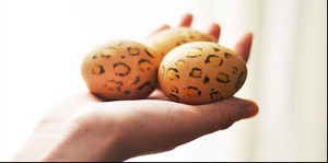 Wild Leopard Print Eggs | AllFreeHolidayCrafts.com