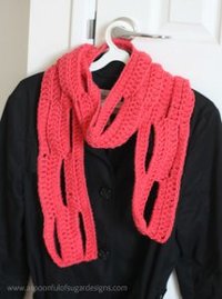 Coral Reef Scarf | AllFreeCrochet.com