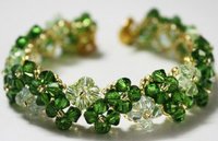 Four-Leaf Clover Beaded Bracelet Pattern | AllFreeJewelryMaking.com