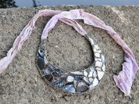 Shiny Seashell Collar | AllFreeJewelryMaking.com