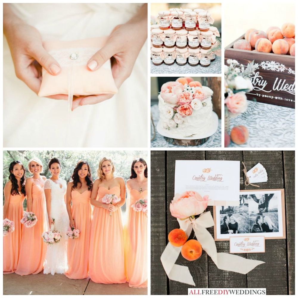 Spring Wedding Colors: Peach | AllFreeDIYWeddings.com