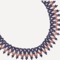 Basic Easy Net Necklace | AllFreeJewelryMaking.com