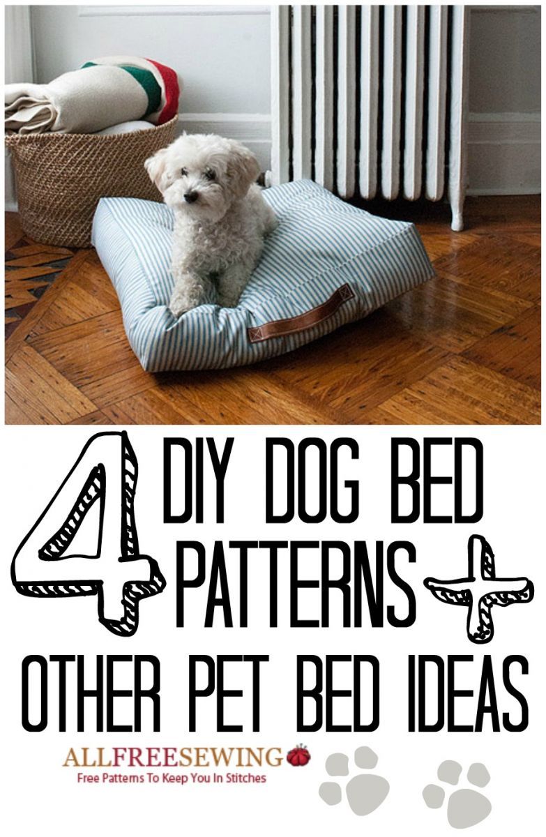 4 DIY Dog Bed Patterns 6 Other DIY Pet Bed Ideas AllFreeSewing 4 DIY Dog Bed Patterns 6 Other DIY Pet Bed Ideas AllFreeSewing
