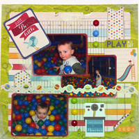 Easy Little Scrapbook Layout | FaveCrafts.com