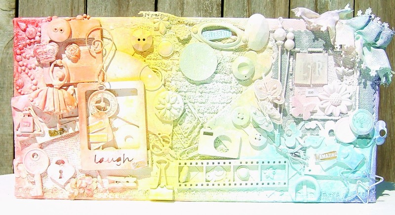 DIY Textured Collage | FaveCrafts.com