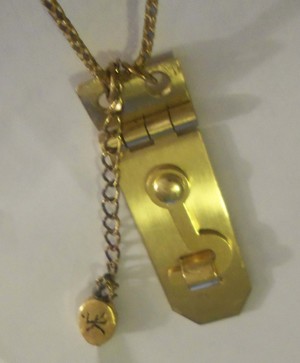 Brass Hardware Eternity Pendant | FaveCrafts.com