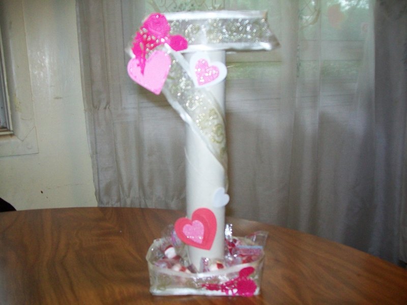Super Sweet Valentine's Day Candy Tower | FaveCrafts.com