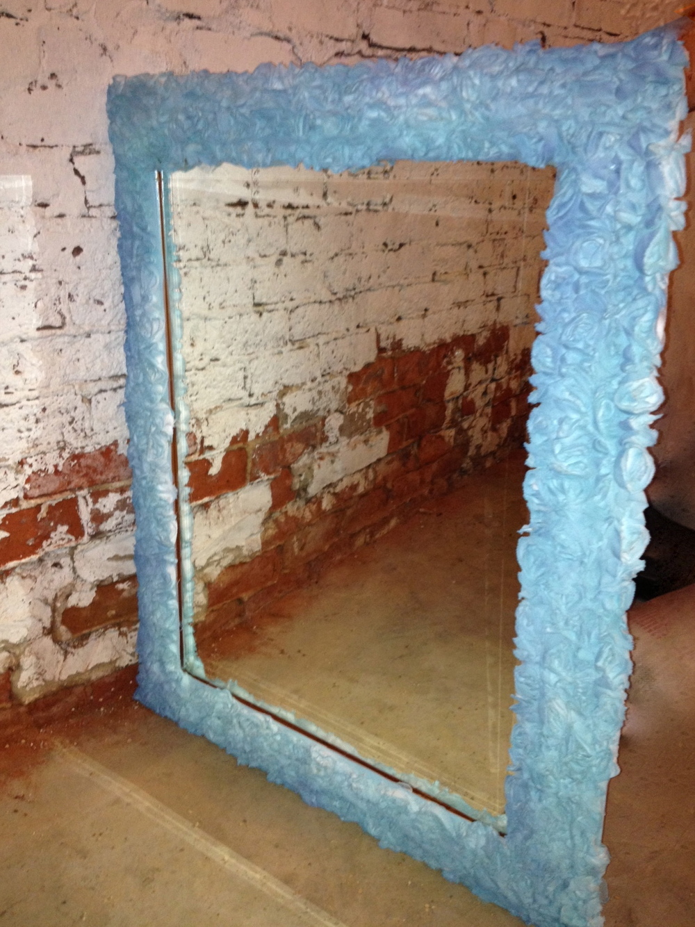 Upcycled Floral Mirror | FaveCrafts.com