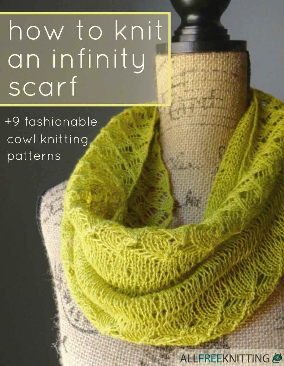 Cowl Neck Scarf Knitting Pattern Free