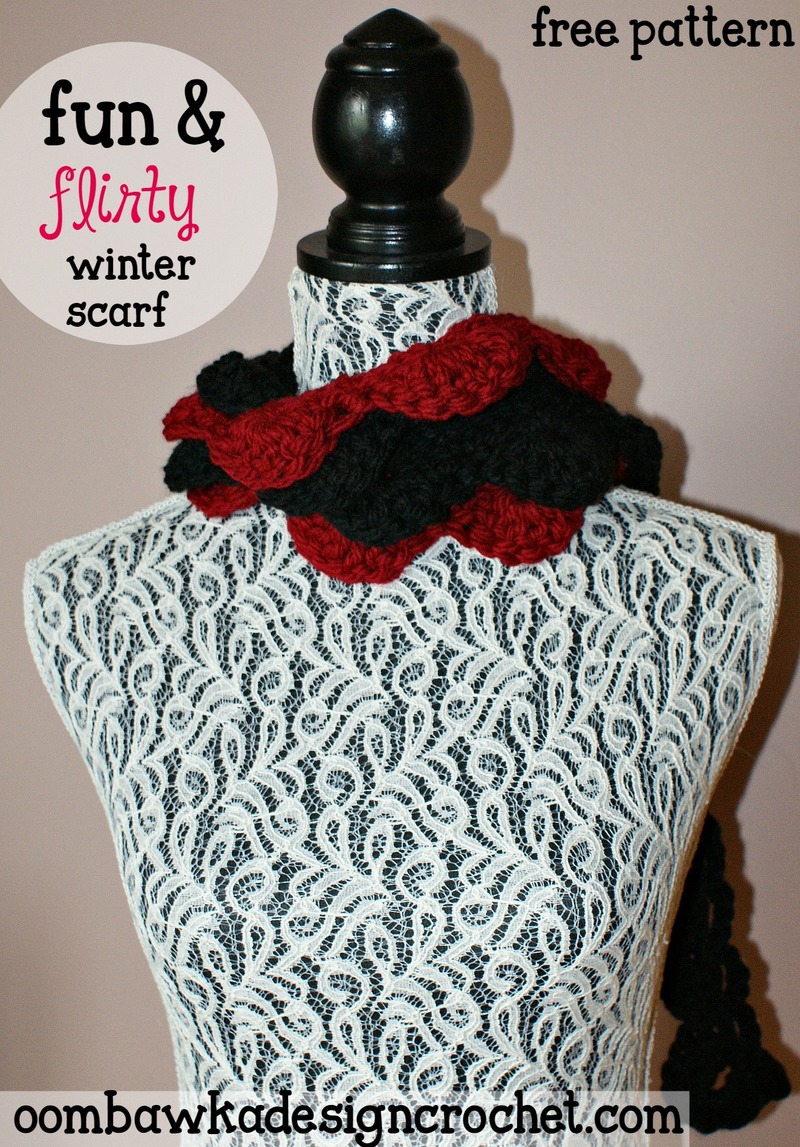 Fun and Flirty Winter Scarf | AllFreeCrochet.com