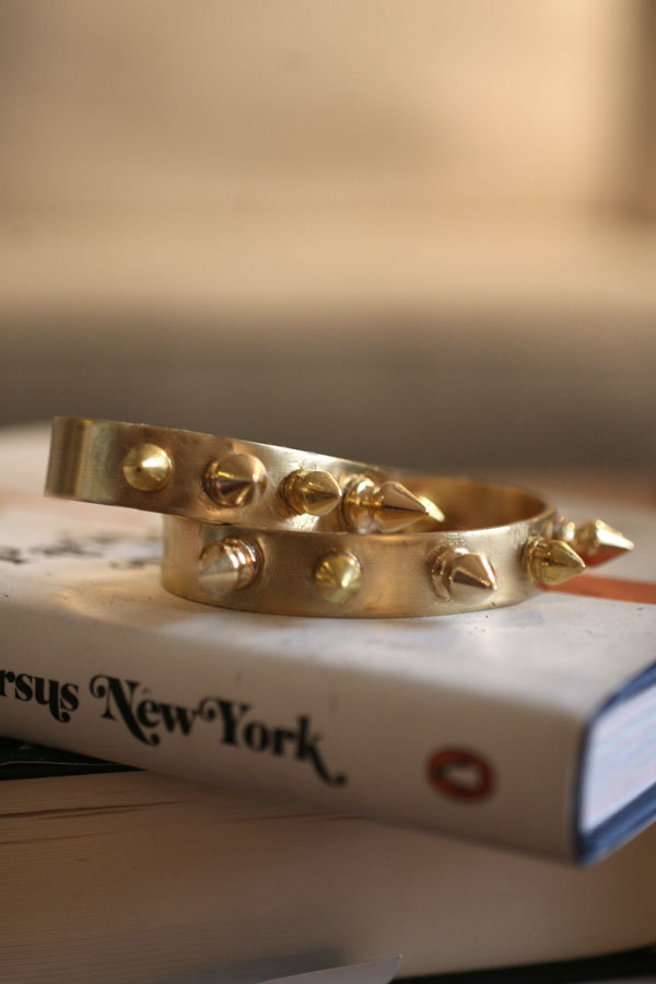 Sassy Spike Cuff | AllFreeJewelryMaking.com