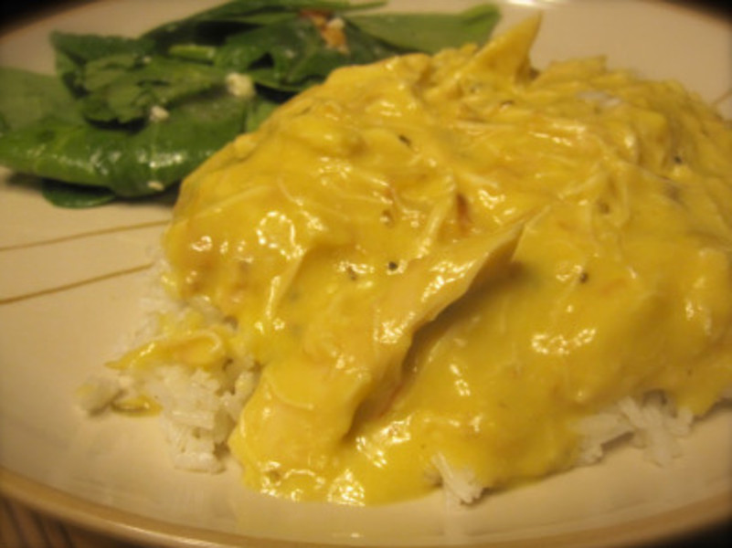 Cheesy Slow Cooker Chicken | AllFreeSlowCookerRecipes.com