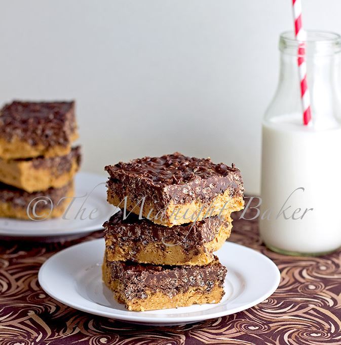 Amazing No-Bake Peanut Butter Crack Bars | FaveSouthernRecipes.com