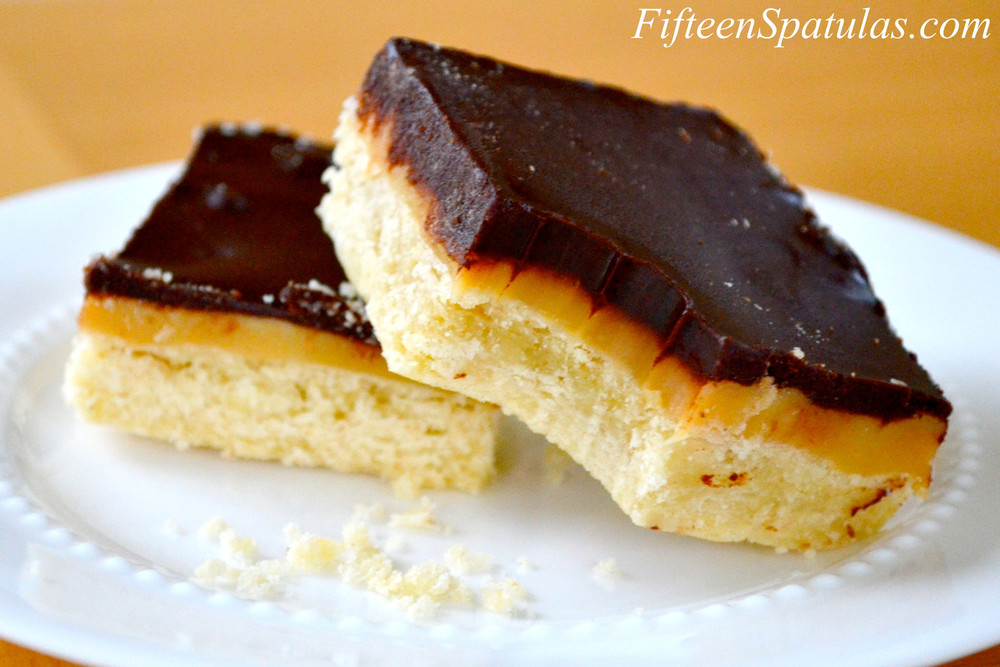 Million Dollar Layered Shortbread Bars | TheBestDessertRecipes.com