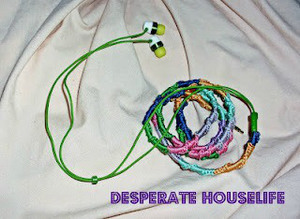 Funky Crochet Earbud Wrap | FaveCrafts.com