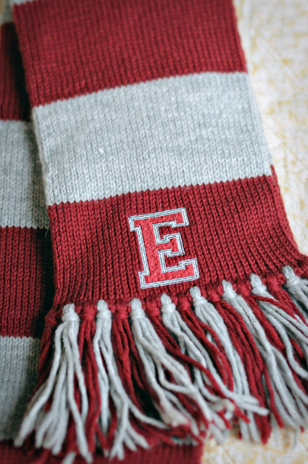 His Favorite Collegiate Scarf | AllFreeHolidayCrafts.com