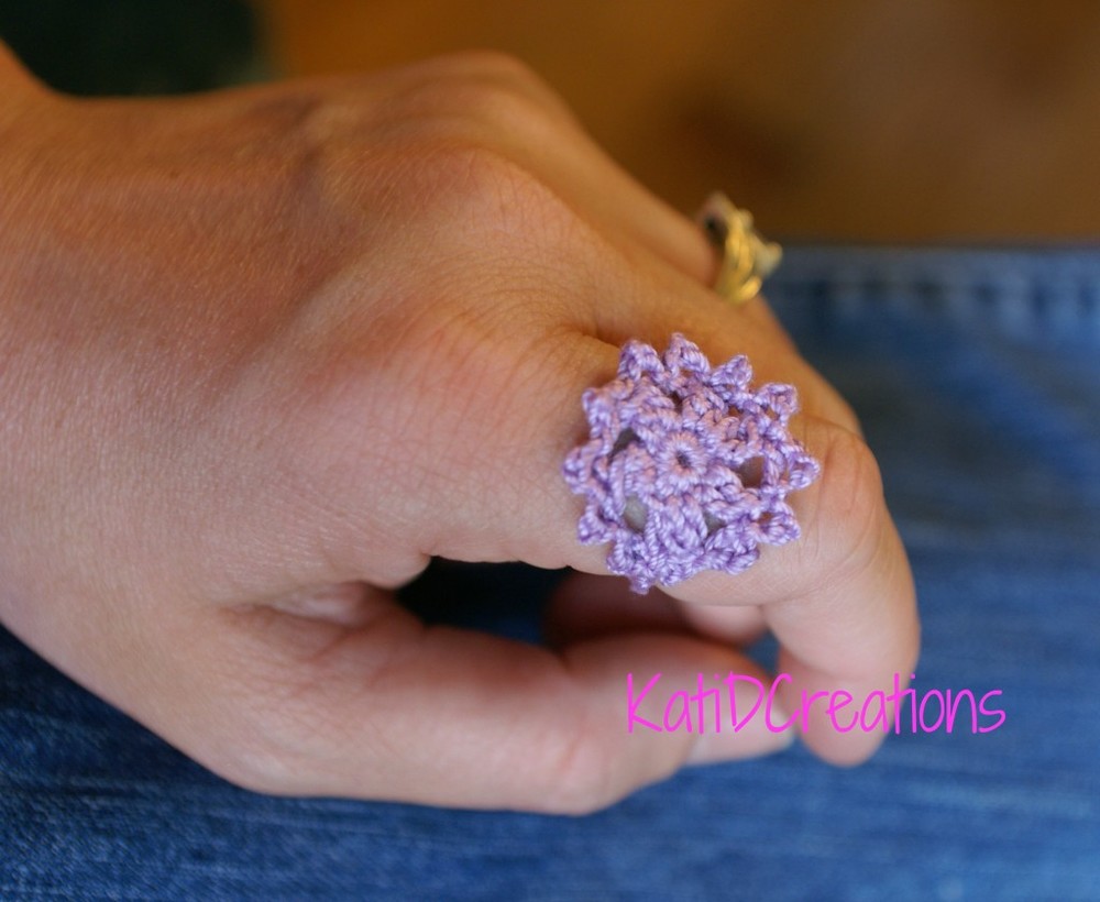 Miniature Doily Ring | AllFreeJewelryMaking.com