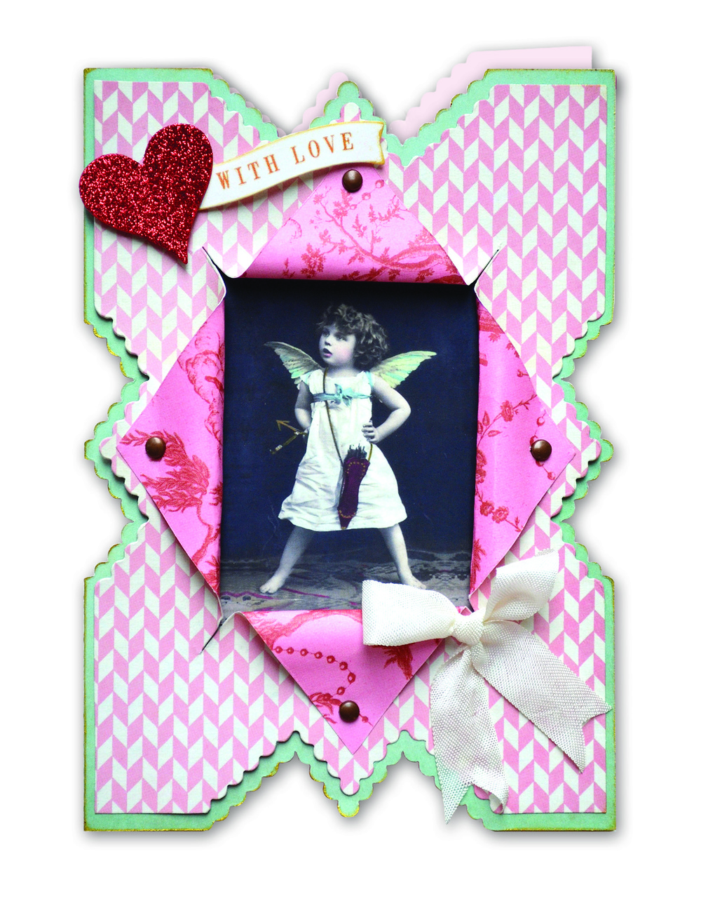Made With Love Victorian Frame Card | FaveCrafts.com