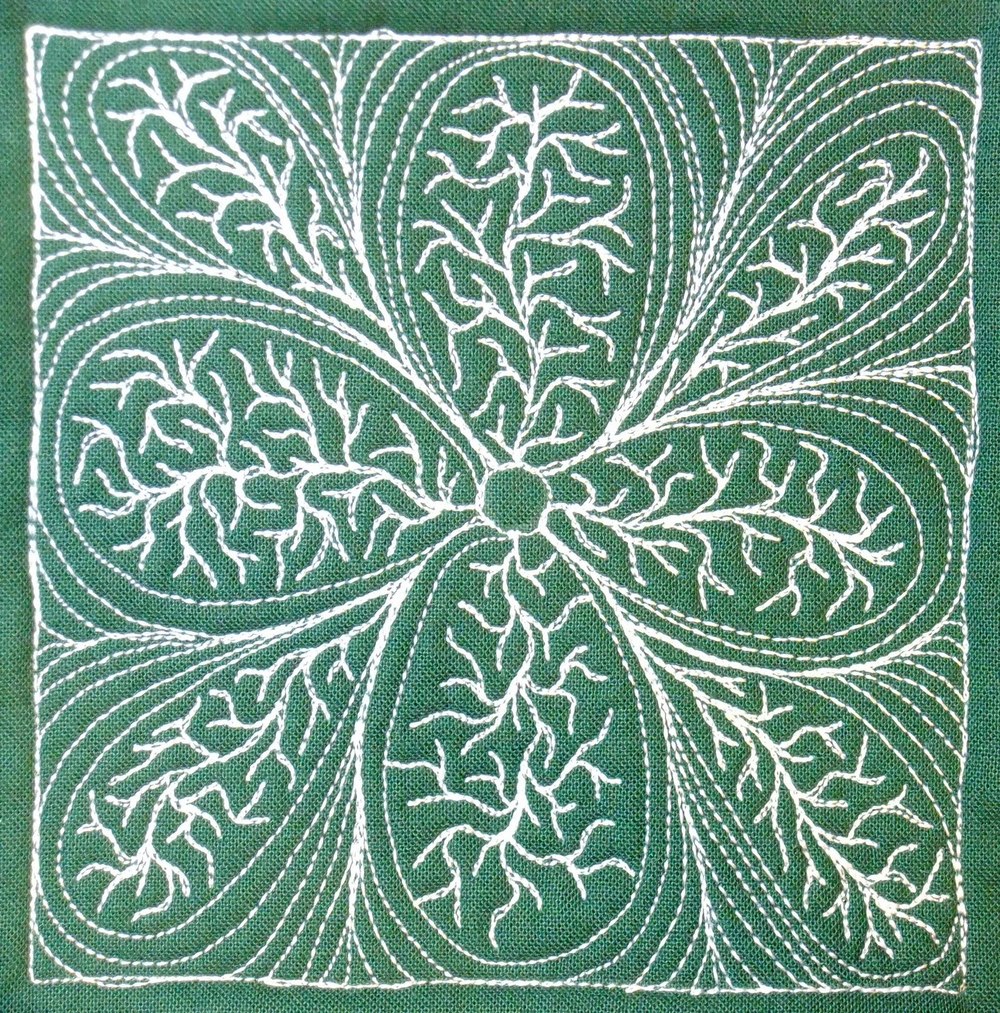 Tropical Orchid Quilting Design | FaveQuilts.com