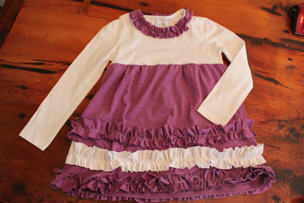 Girl's Ruffle Dress | AllFreeSewing.com