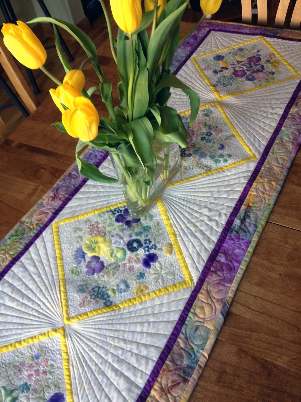 Wildflower Table Runner | AllFreeHolidayCrafts.com