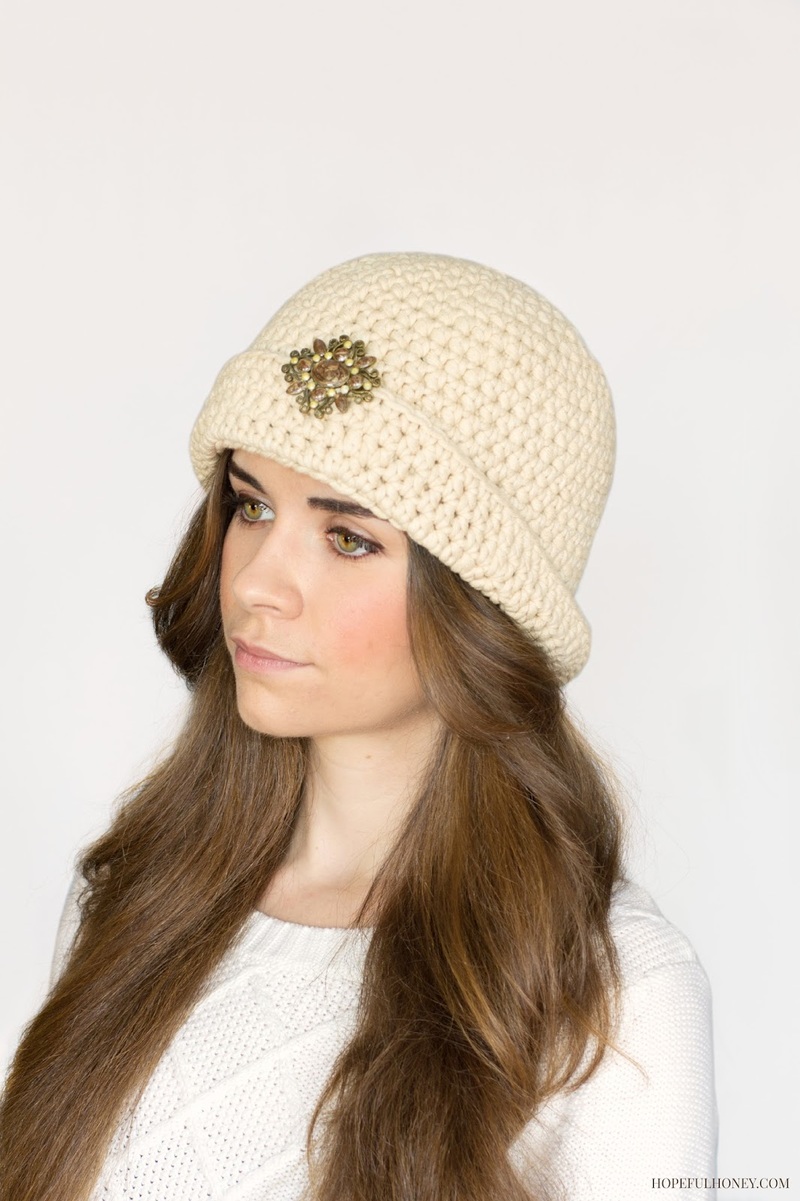 Great Gatsby Crochet Cloche Hat Pattern | FaveCrafts.com
