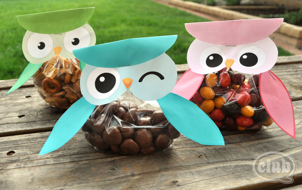 Free Printable Owl Treat Bags | AllFreePaperCrafts.com