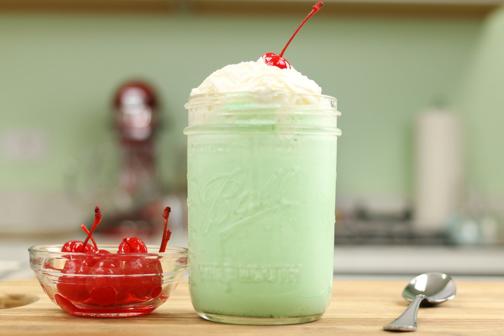 Make Your Own Shamrock Shake | TheBestDessertRecipes.com