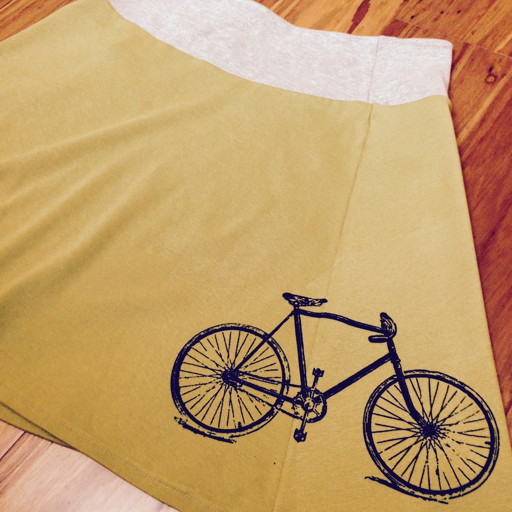 Portland Bicycle DIY Skirt | FaveCrafts.com