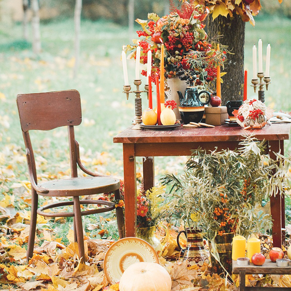 Magical Fall Wedding Inspiration | AllFreeDIYWeddings.com