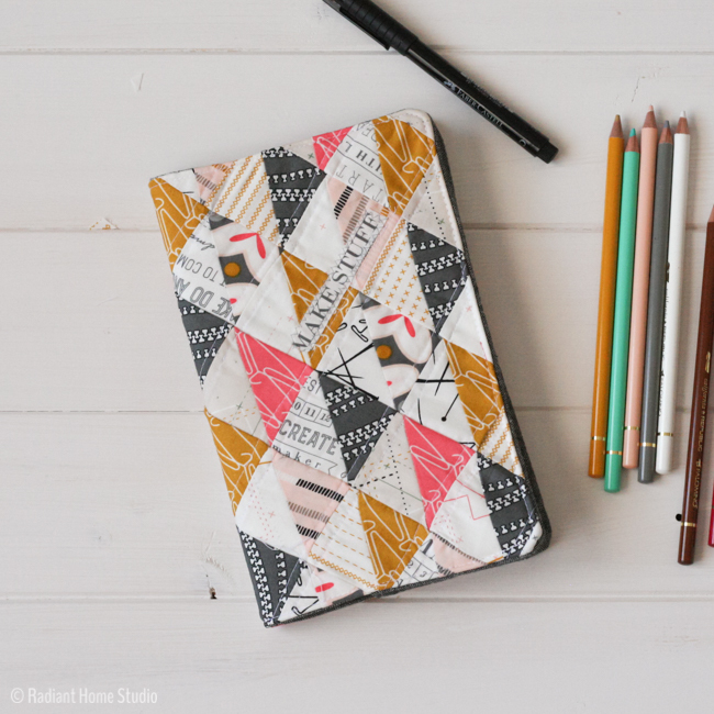 How to Quilt a Moleskin Cover | AllFreeSewing.com