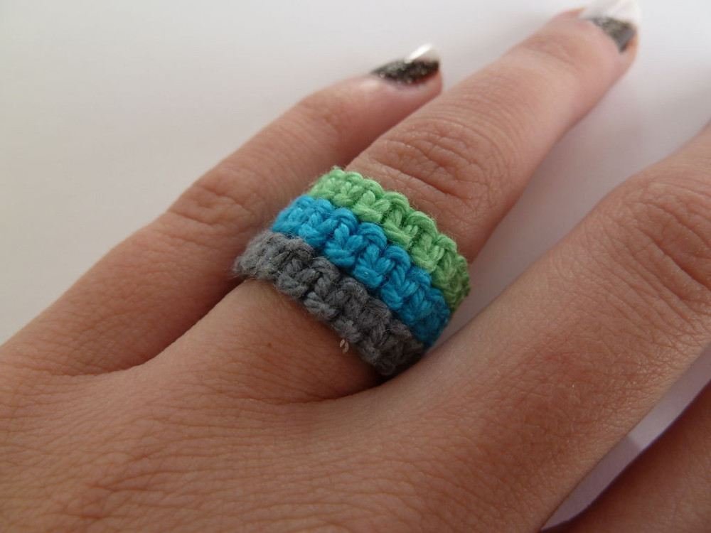 Marvelous Macrame Ring | AllFreeJewelryMaking.com