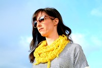 Bumpy Popcorn Crochet Scarf Pattern | AllFreeCrochet.com