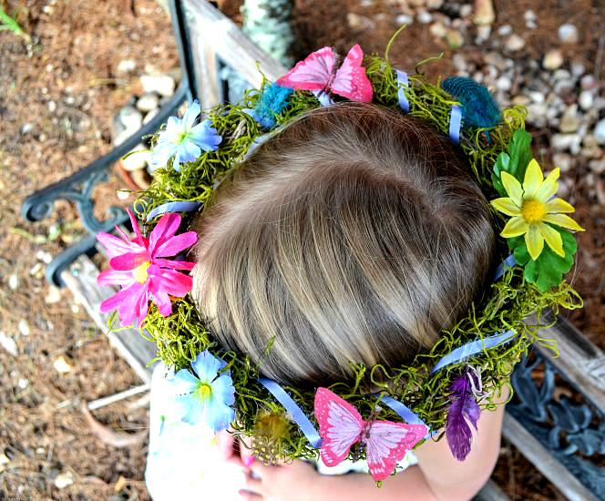 Woodland Fairy Crown Easy Spring Craft | FaveCrafts.com