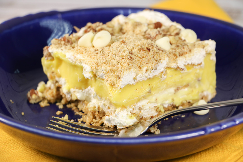 Vanilla Dream Dessert Lasagna | AllFreeCasseroleRecipes.com