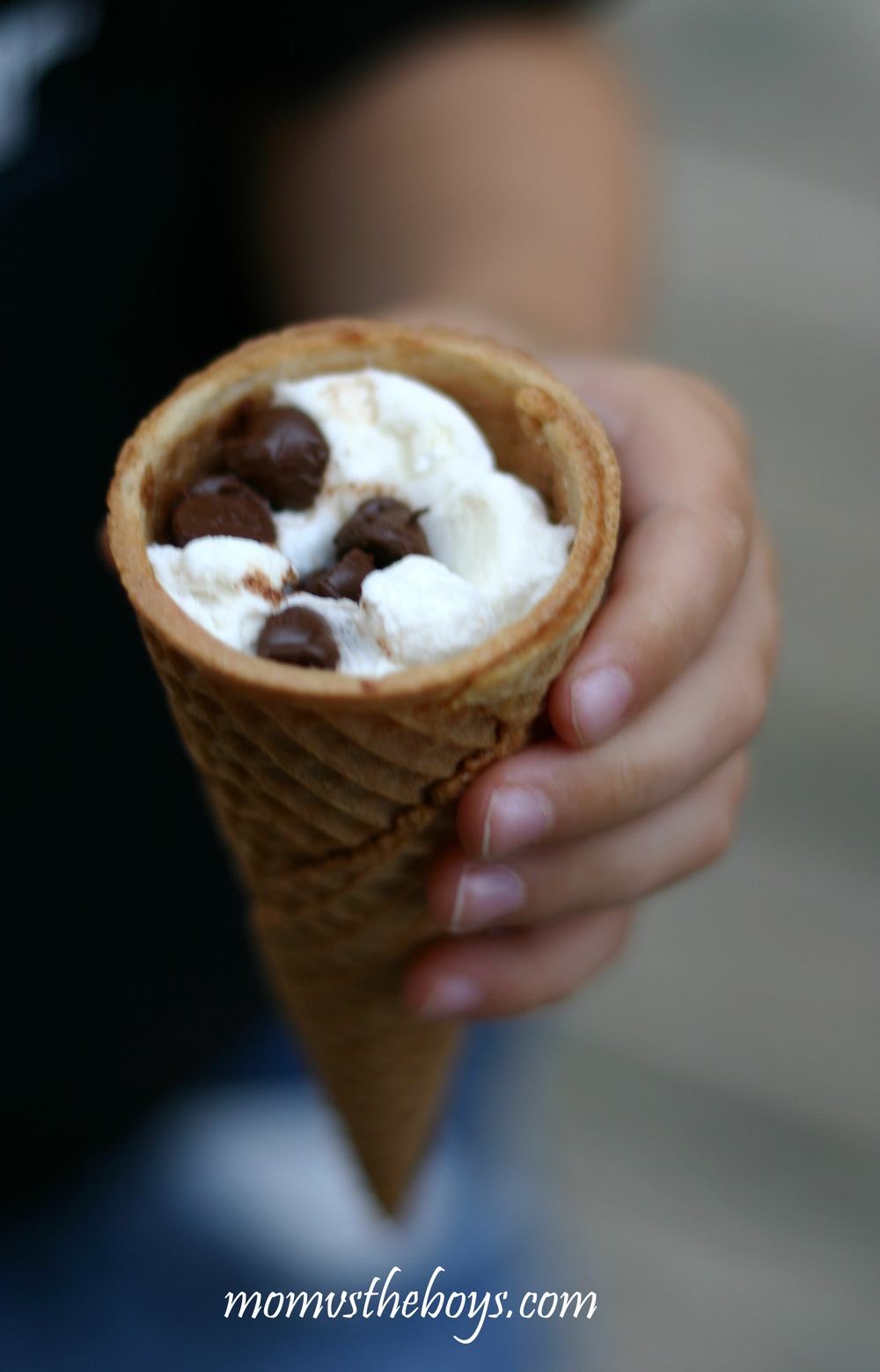 S'mores Dessert Cones | TheBestDessertRecipes.com