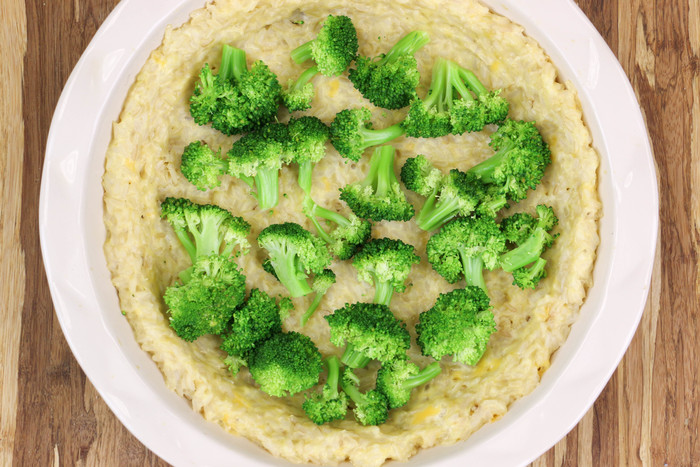 Broccoli and Cheddar Quiche with a Brown Rice Crust ...