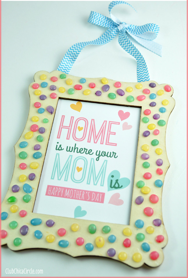 Mother's Day DIY Picture Frame | AllFreeKidsCrafts.com