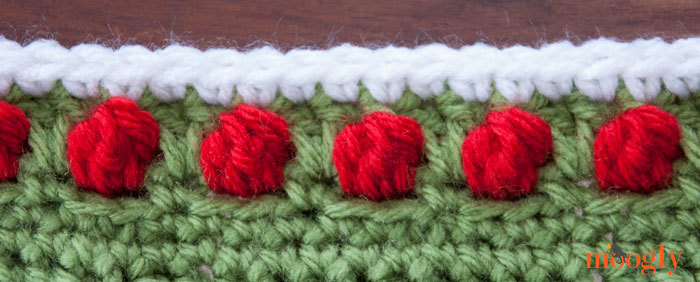Polka Dot Crochet Edging | AllFreeCrochet.com
