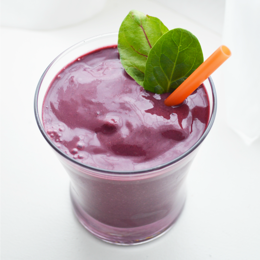 Purple Detox Smoothie | FaveHealthyRecipes.com